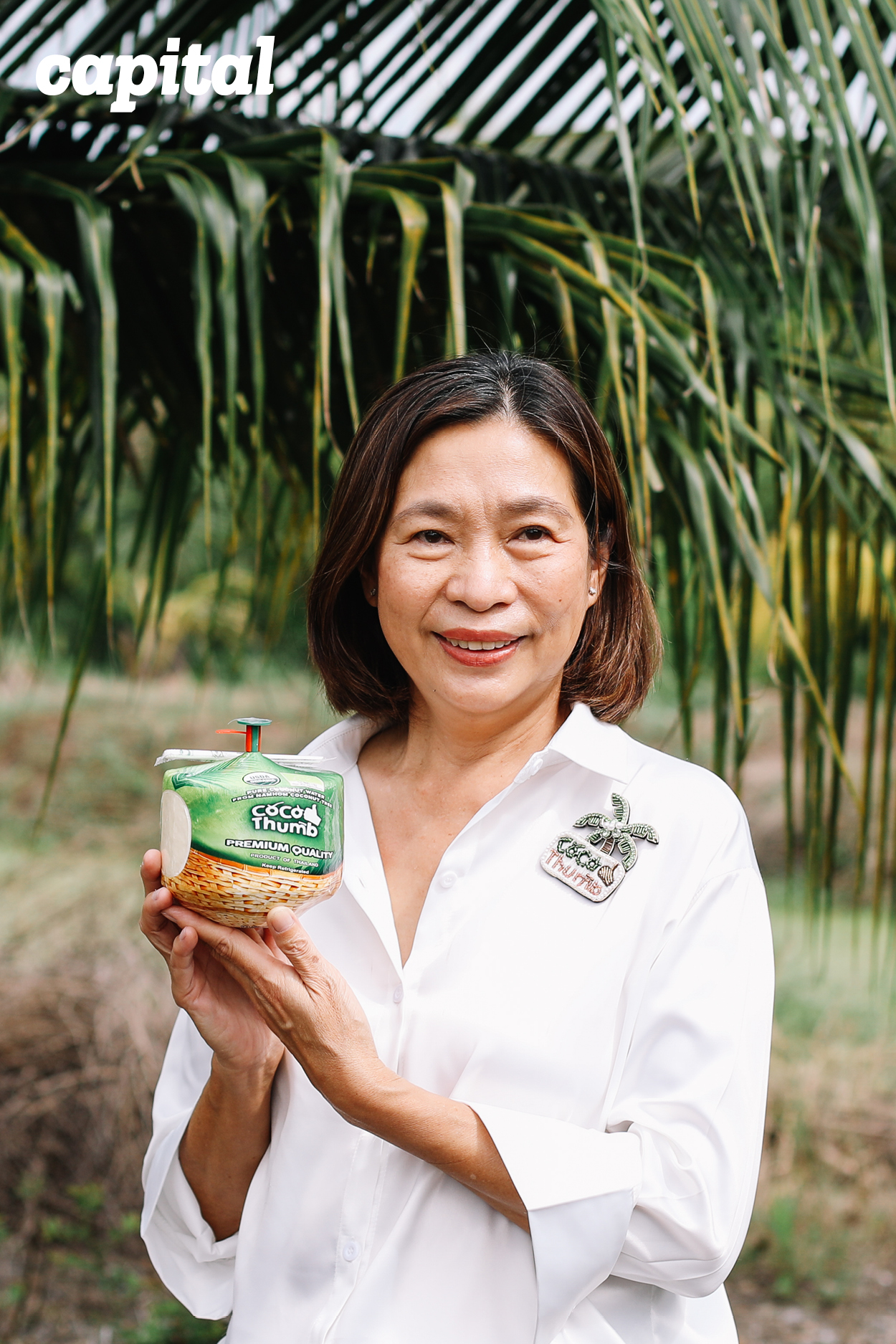 Coco Thumb แบรนด์ที่คิดนวัตกรรมเพื่อให้กินน้ำมะพร้าวจากลูกได้ง่ายๆ ที่ ...