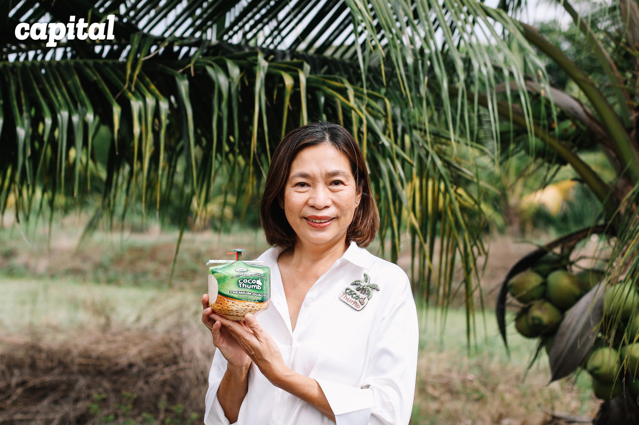 Coco Thumb แบรนด์ที่คิดนวัตกรรมเพื่อให้กินน้ำมะพร้าวจากลูกได้ง่ายๆ ที่ ...