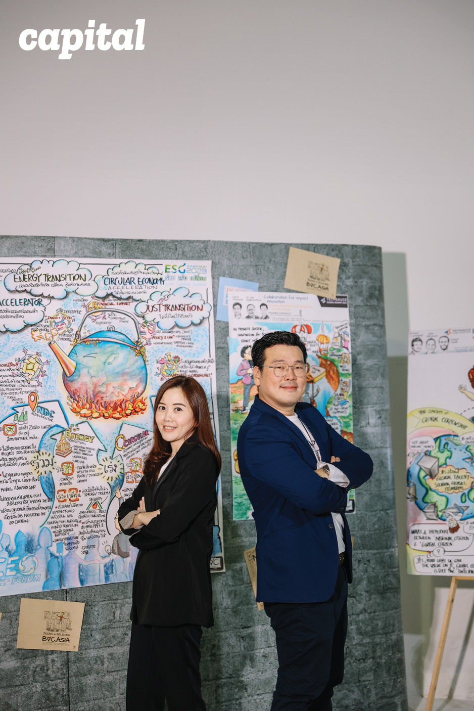 คุยกับ ‘BVC Asia’ ผู้ใช้ Visual Recording แปลงประเด็นบนเวทีสัมมนาออกมา ...