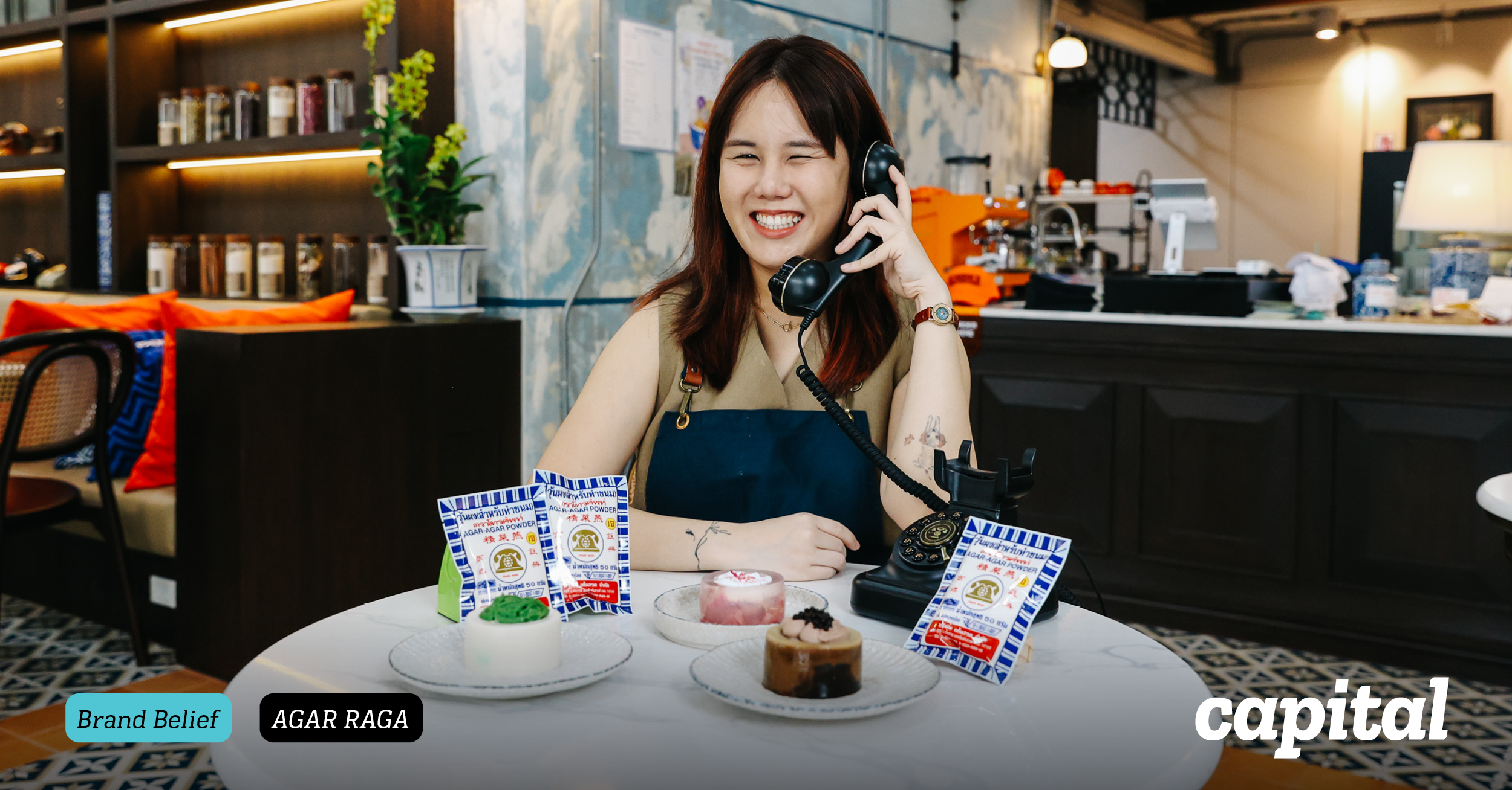 หลังครัว AGAR RAGA จากตำนานวุ้นผงตราโทรศัพท์สู่คาเฟ่แห่งแรกที่ทุกเมนูทำ ...